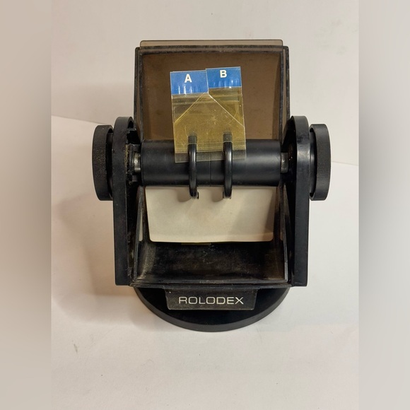 Rolodex | Office | Vintage Rolodex Model Sw24c Covered Rotary Swivel ...